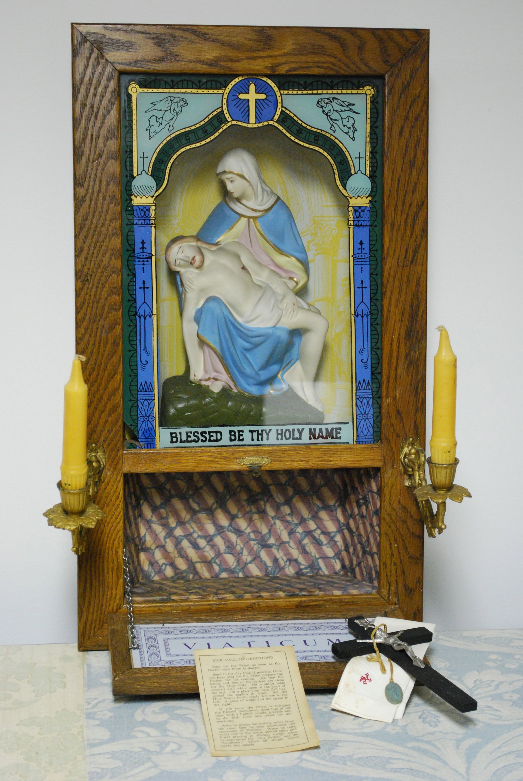 Viaticum, Last Rites Cabinet, or Sick Call Set | MAVCOR